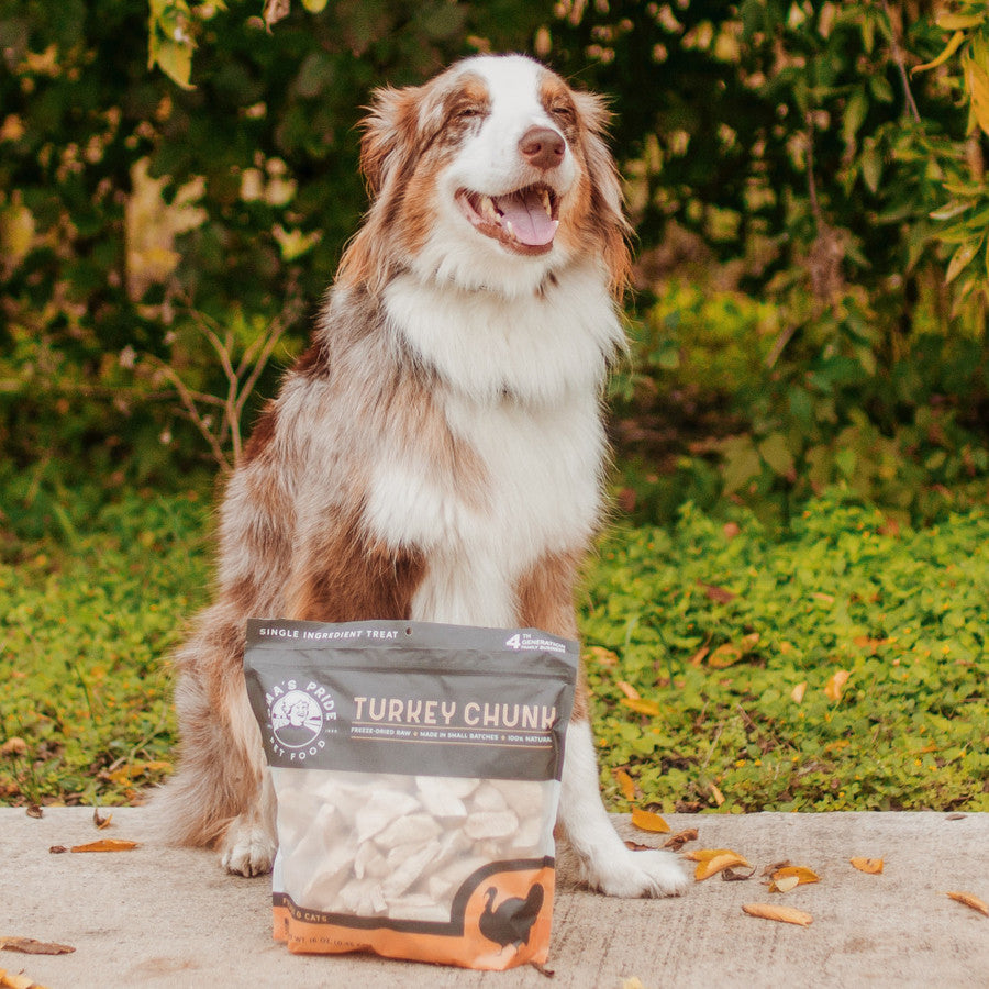 Oma's Pride: Freeze Dried Turkey Breast Chunks 4 Oz – Now You're Clean
